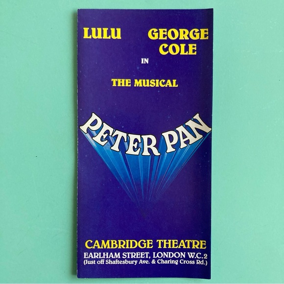 Flyer | Other | Peter Pan Flyer 8x4 Lulu George Cole Cambridge Theatre ...